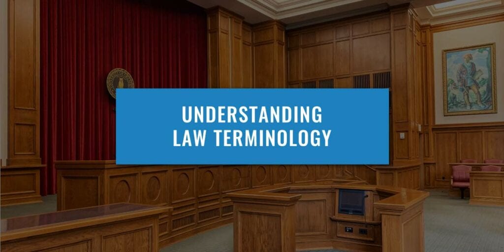 Getting Started With Common Everyday Law Terminology Getting Started With Common Everyday Law Terminology